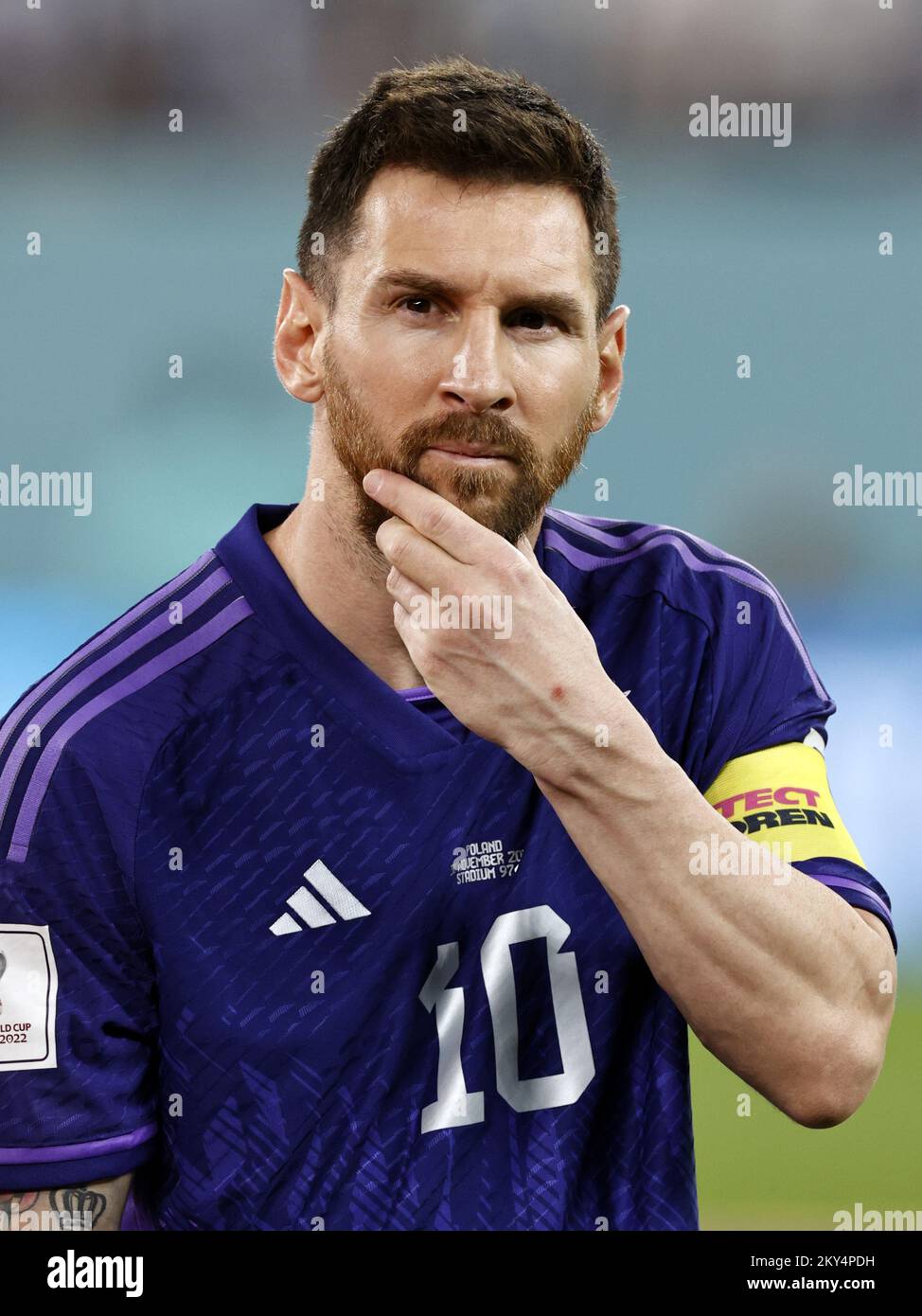 Doha, Qatar. 30th Nov, 2022. DOHA - Lionel Messi of Argentina during ...