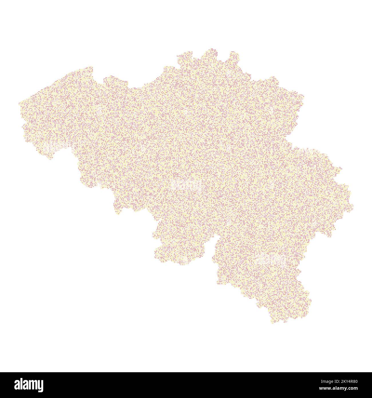 Belgium Silhouette Pixelated generative pattern illustration Stock ...