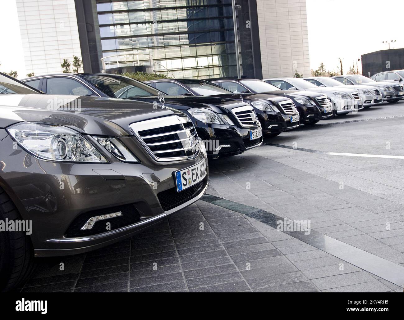 International presentation of the new Mercedes E-class. The new E-Class ...