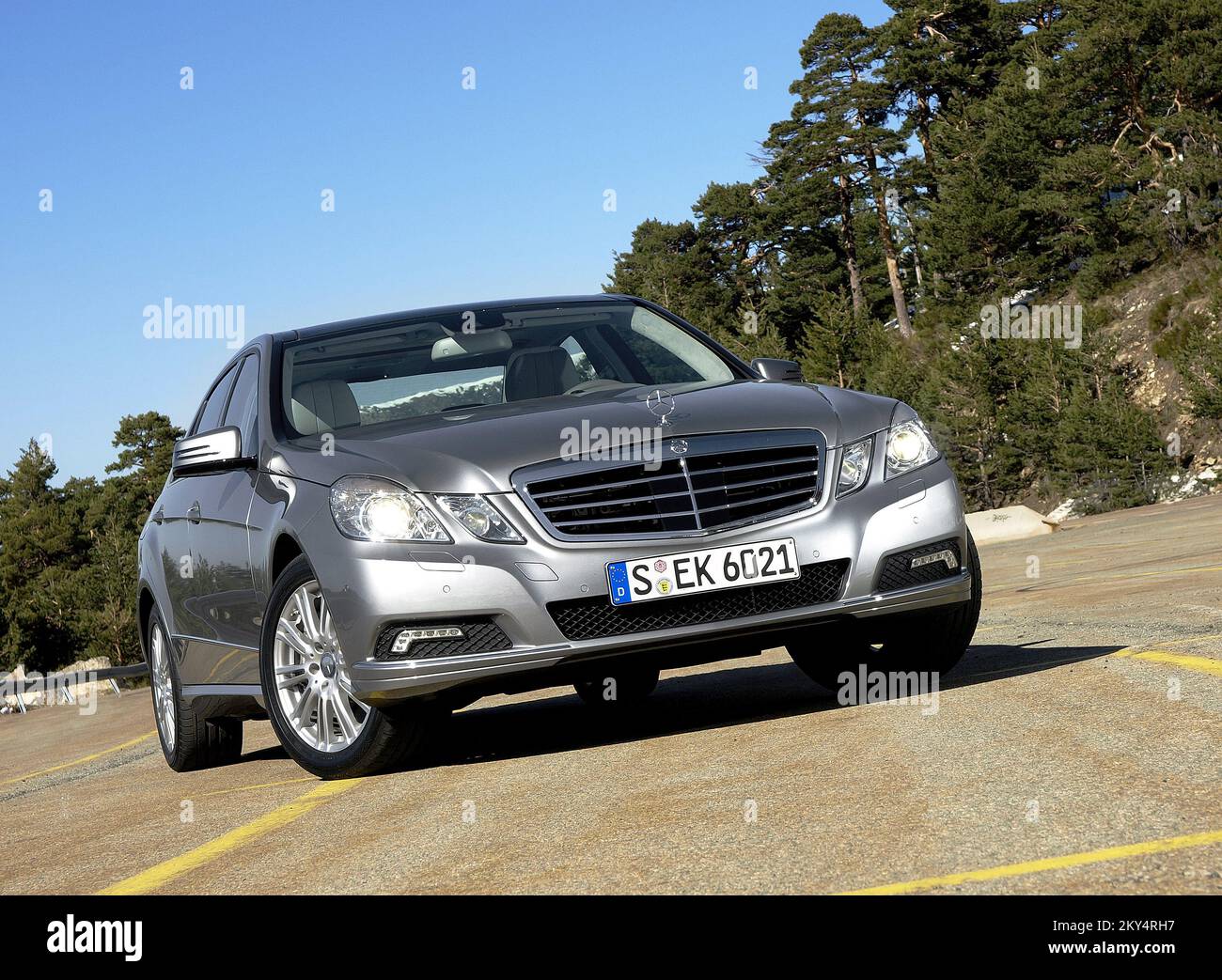 International presentation of the new Mercedes E-class. The new E-Class ...