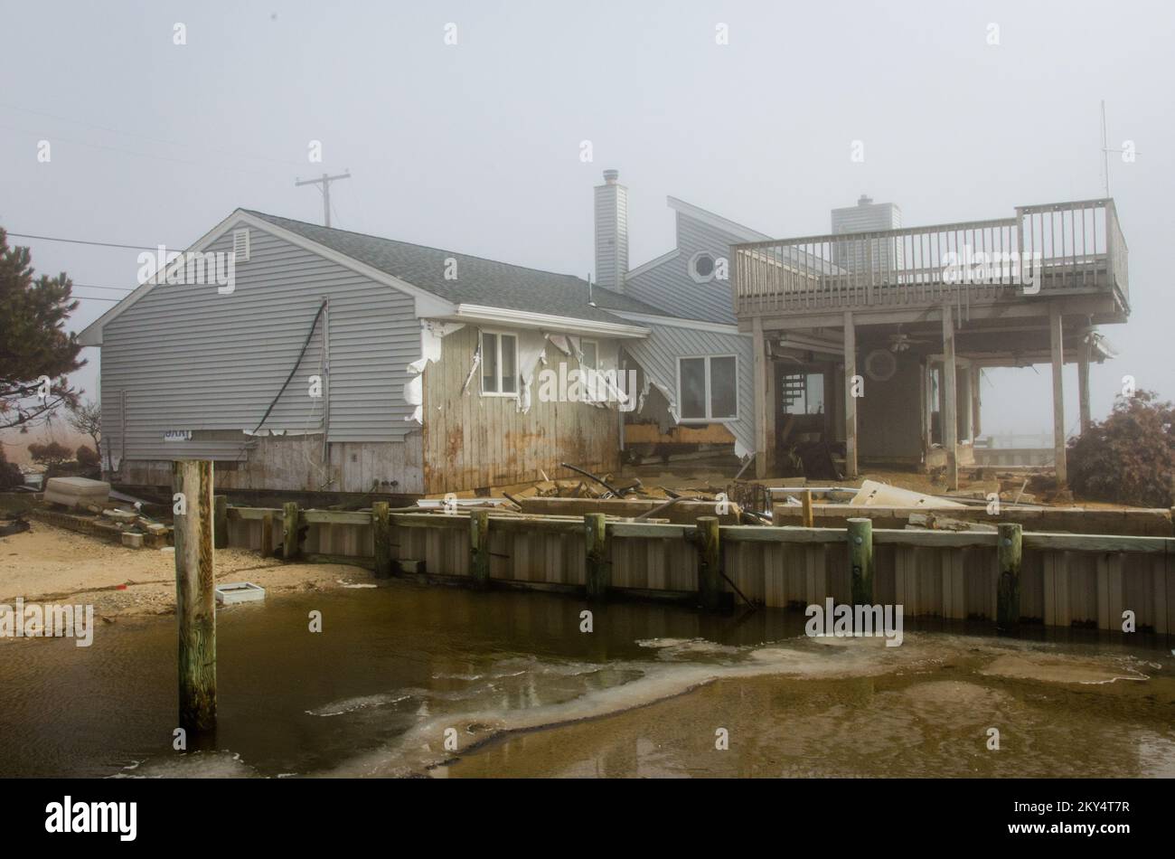 Damage in Ocean Gate NJ. New Jersey Hurricane Sandy. Photographs ...