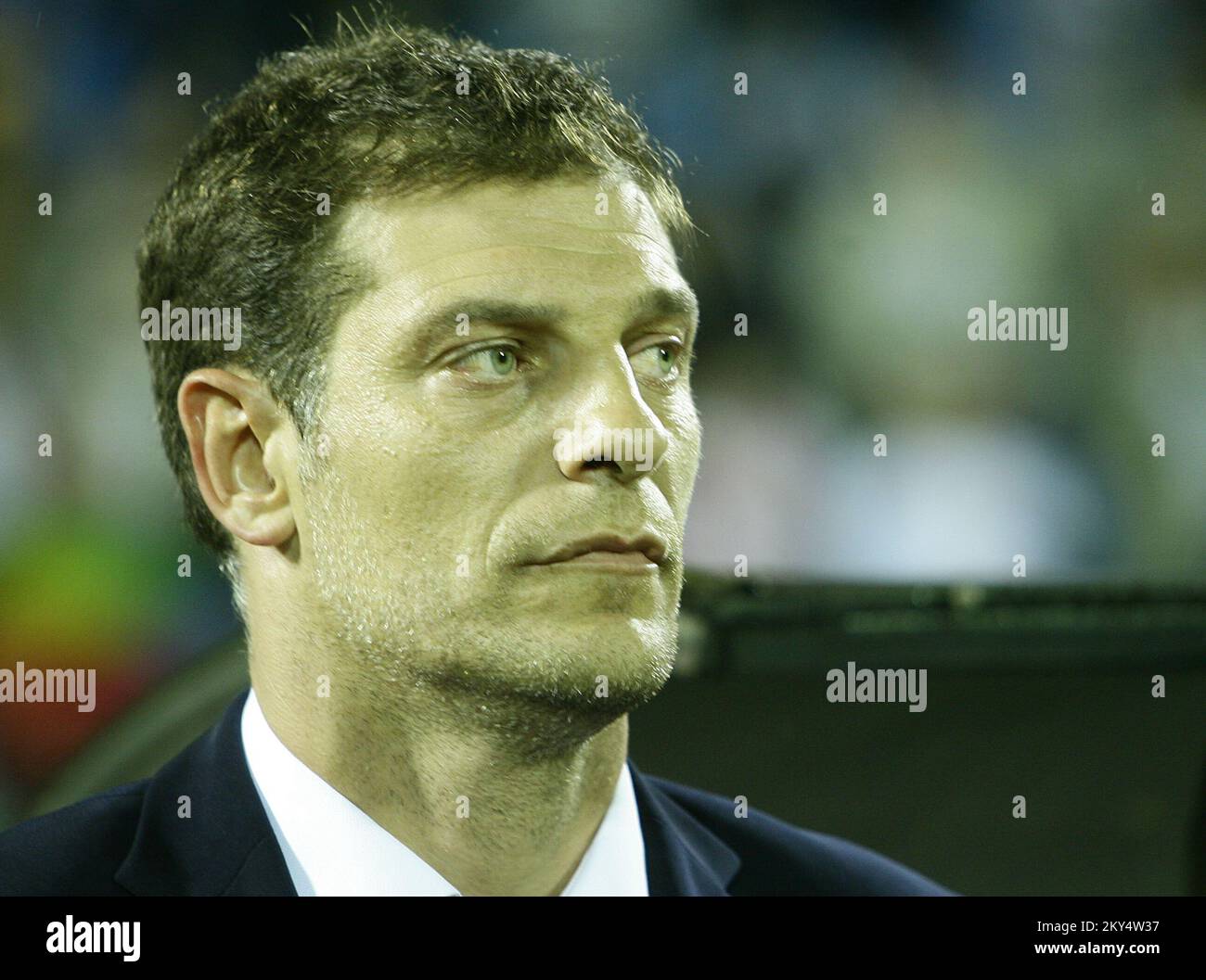Football head shot headshot portrait on the touchline hi-res stock ...