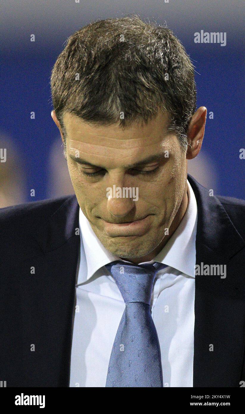 Croatia coach Slaven Bilic looks dejected Stock Photo - Alamy