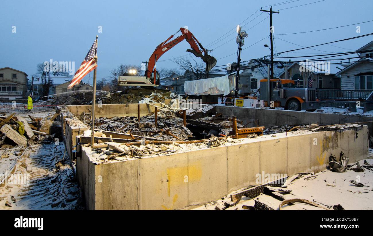 US Army Corps of Engineers Breezy Point Fire Debris Removal. New York ...