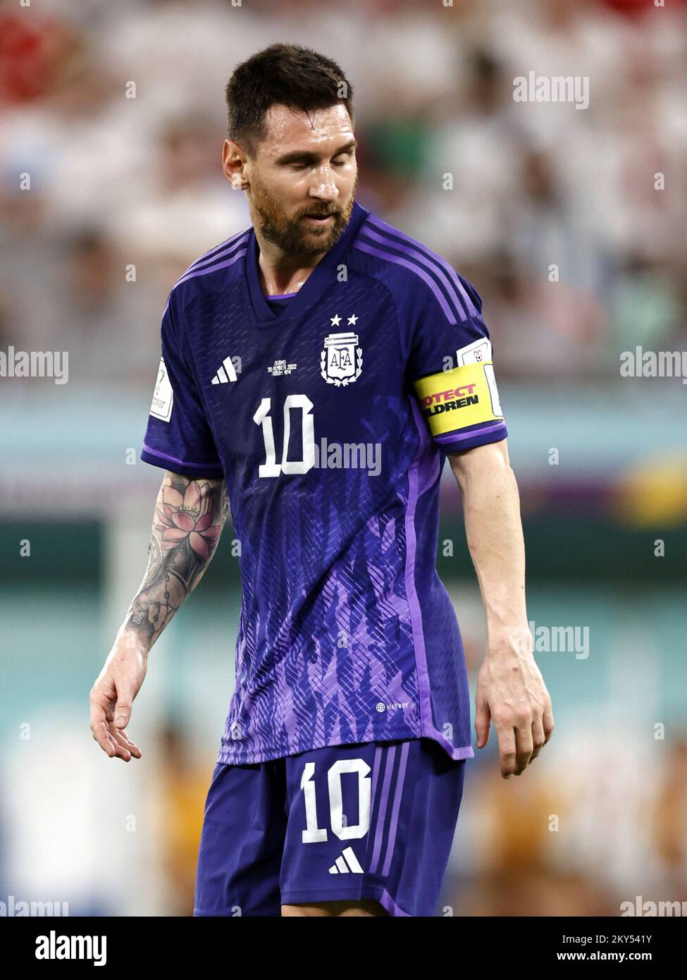 Doha, Qatar. 30th Nov, 2022. DOHA - Lionel Messi of Argentina during ...