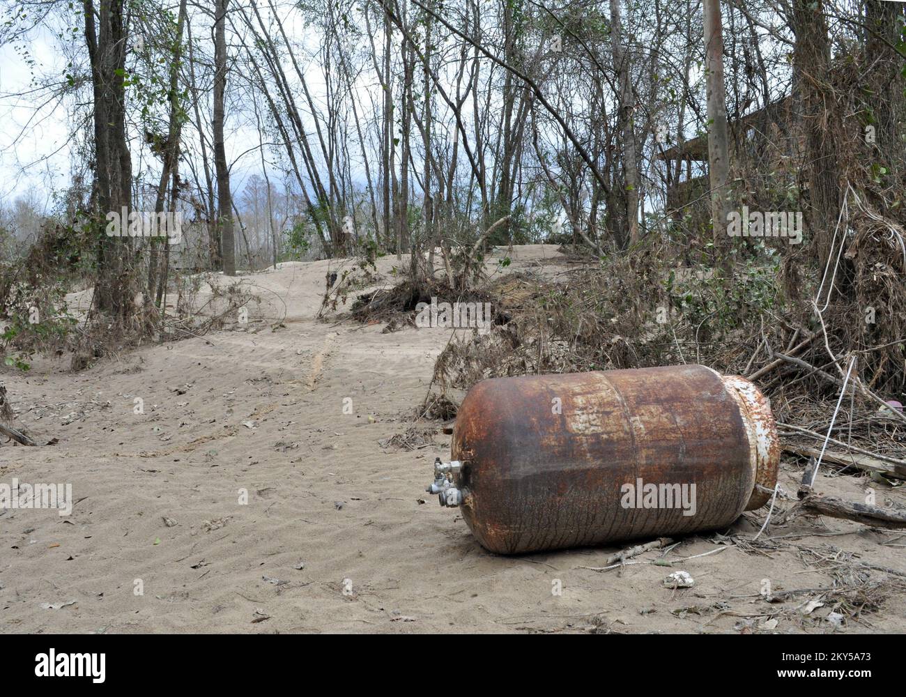 Propane Tanks Broken Loose Present a Different Danger. Mississippi ...