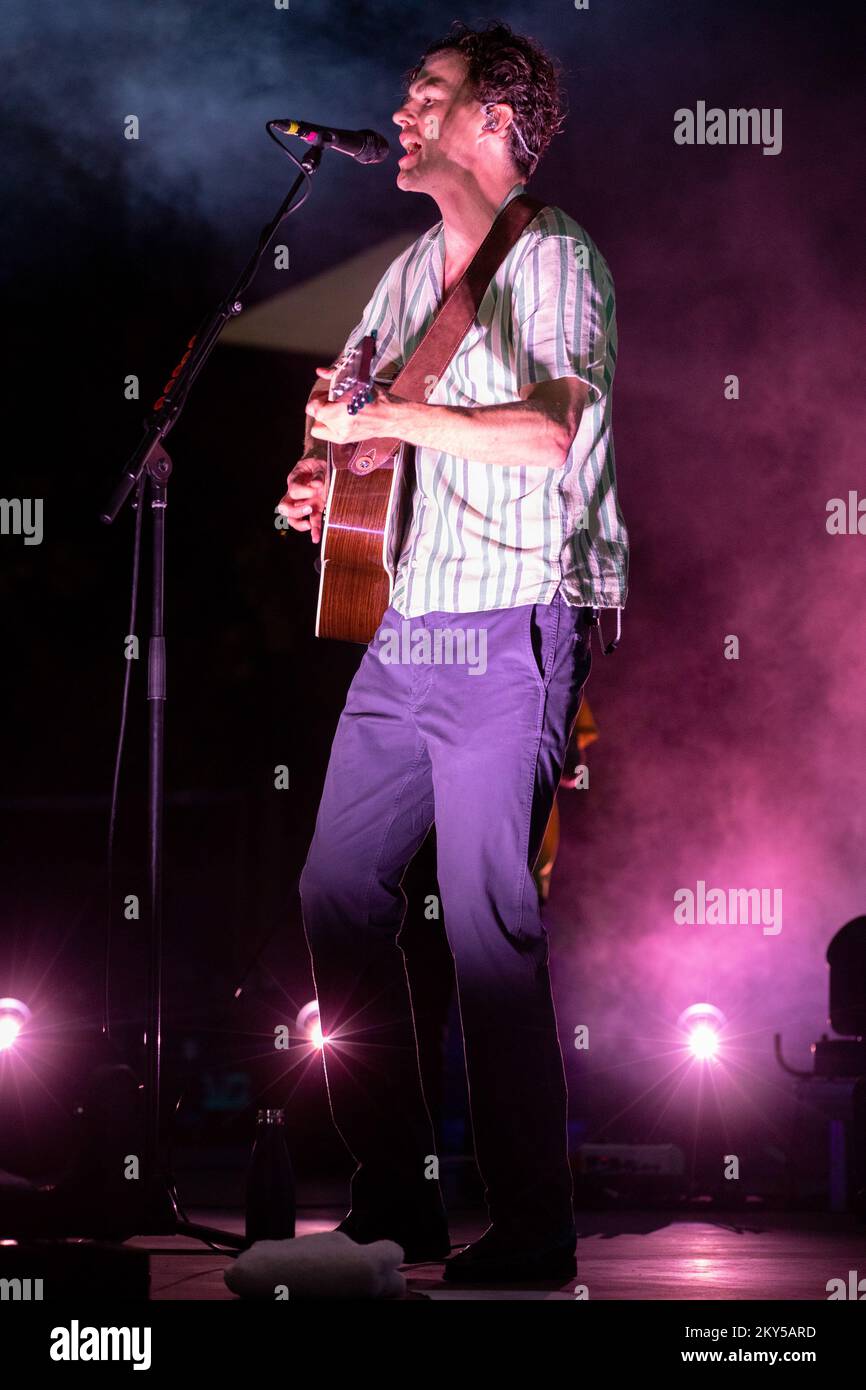 Vance Joy, Australian singer songwriter performing live in 2022 Stock ...