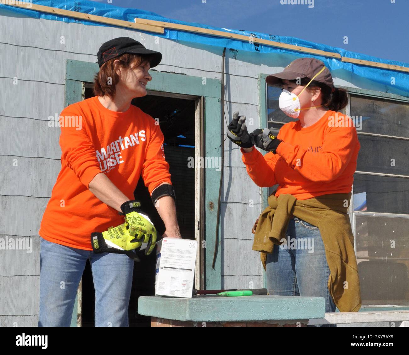 Volunteers Take Proper Precautions. Mississippi Severe Storms ...