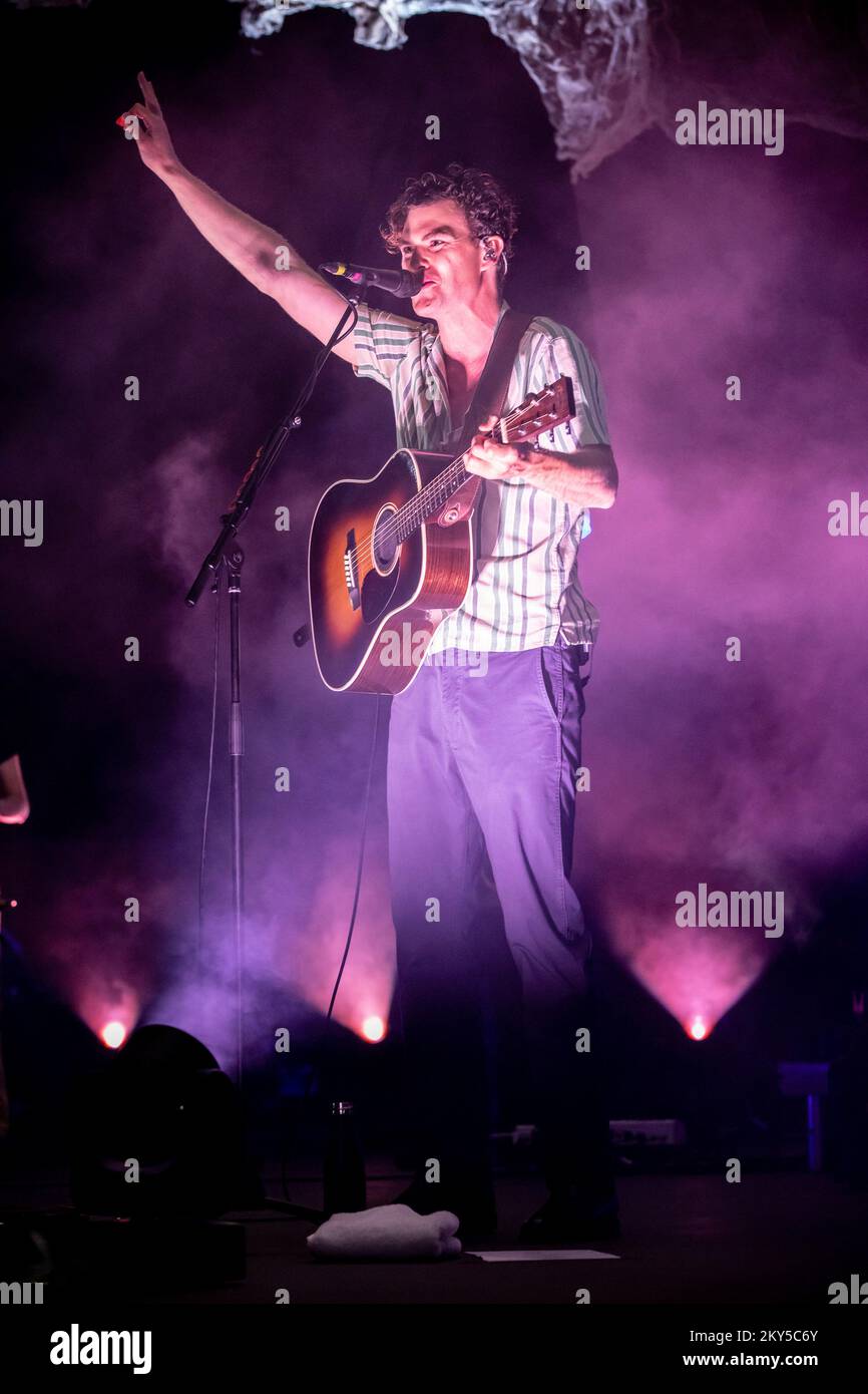Vance Joy, Australian singer songwriter performing live in 2022 Stock ...