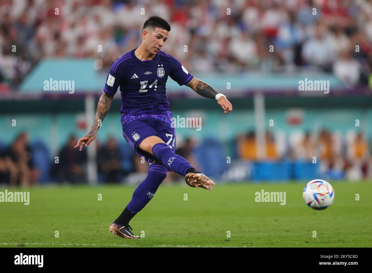Doha, Qatar. 30th Nov, 2022. Enzo Fernandez (ARG) Football/Soccer ...