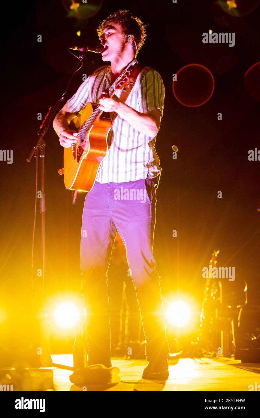 Vance Joy, Australian singer songwriter performing live in 2022 Stock ...