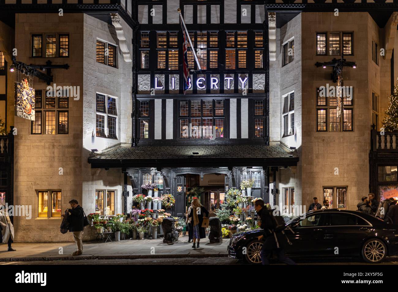 LONDON - NOVEMBER 30, 2022: Liberty's, Luxury department store opened ...