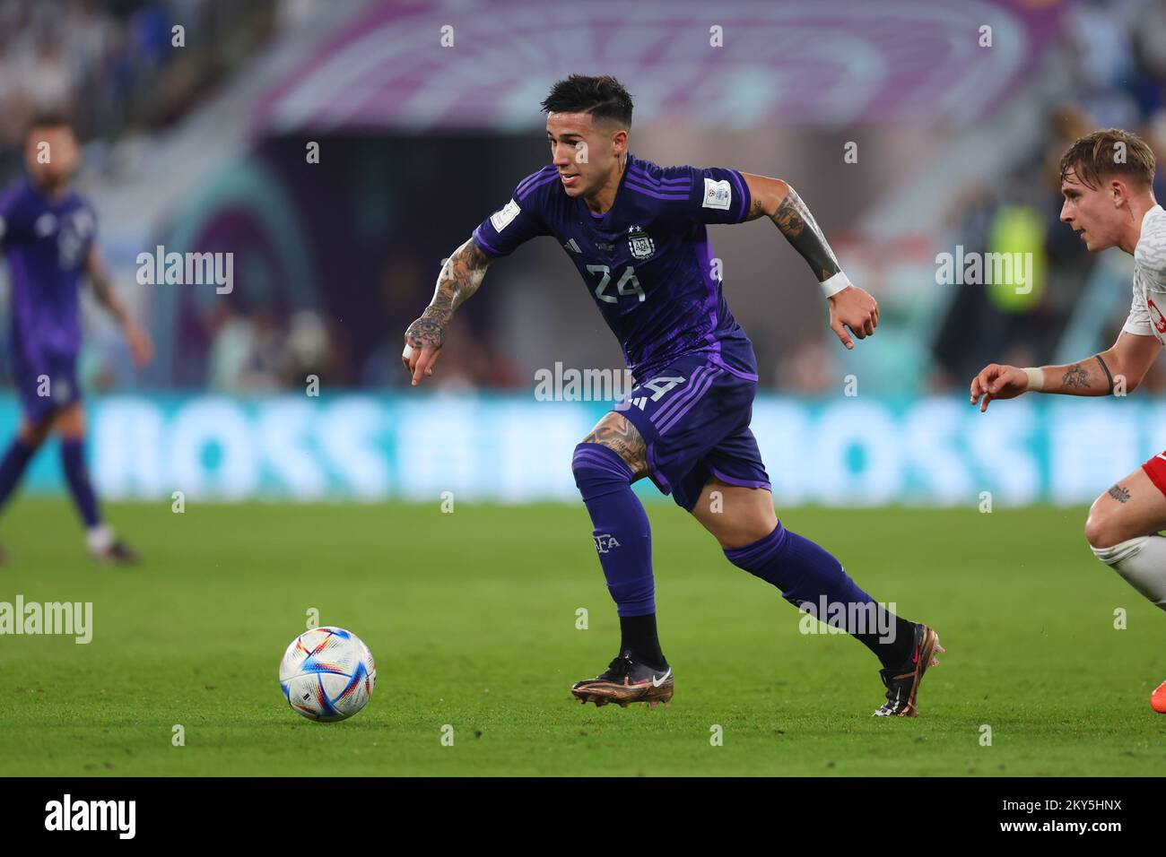 Doha, Qatar. 30th Nov, 2022. Enzo Fernandez (ARG) Football/Soccer ...