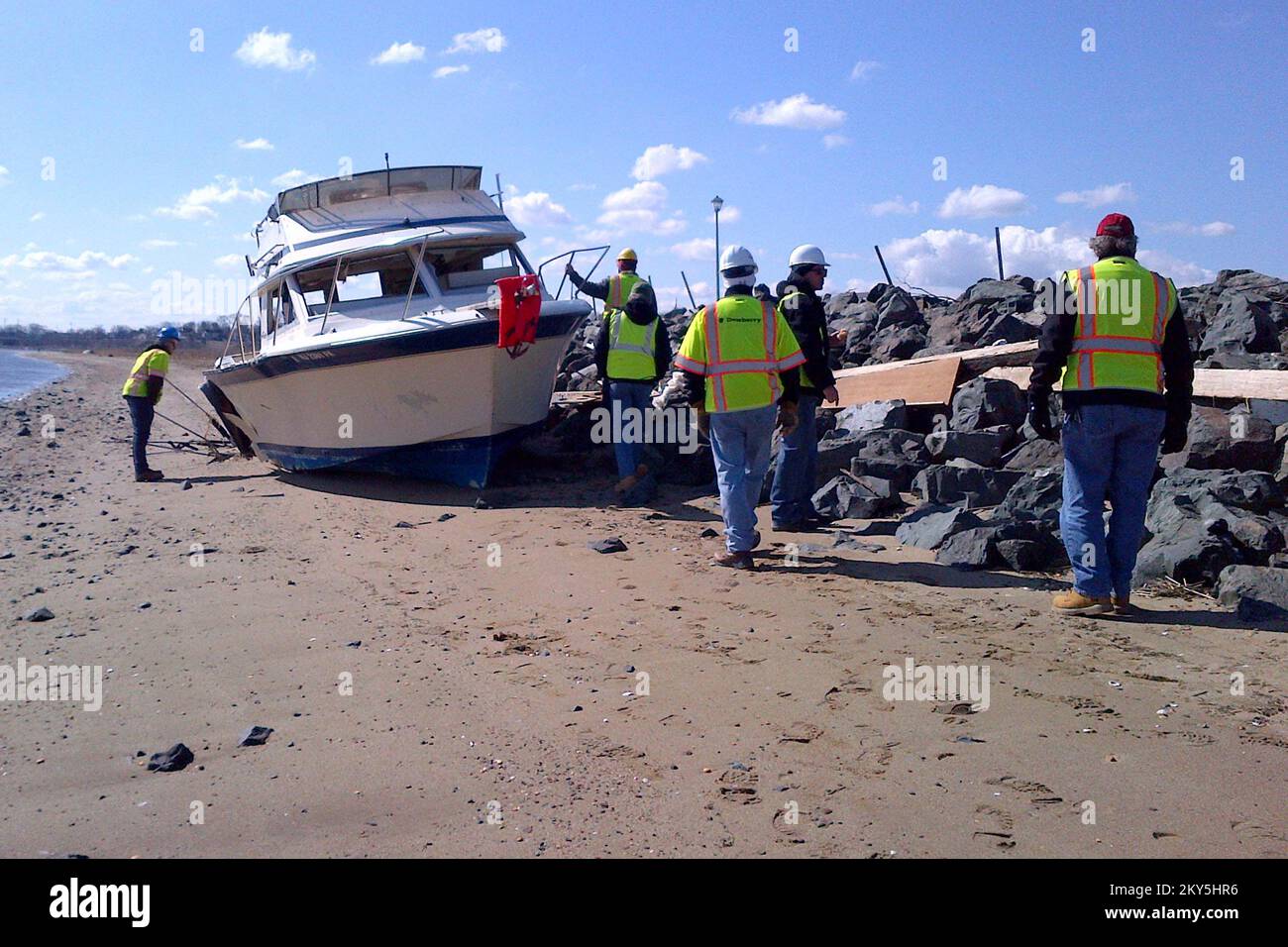 Waterways and Beaches to be Cleared of Debris. New Jersey Hurricane ...