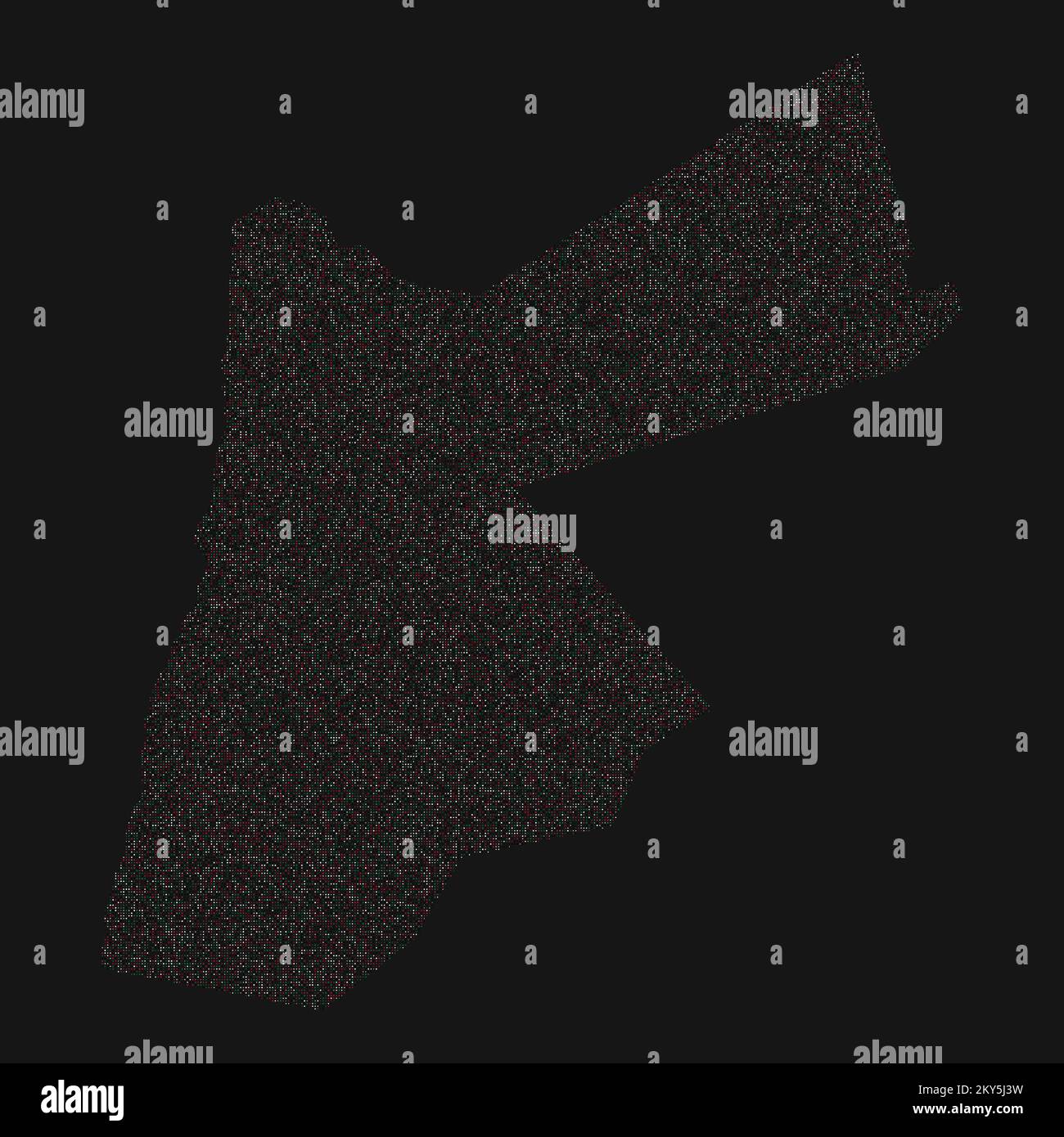 Jordan Silhouette Pixelated generative pattern illustration Stock ...