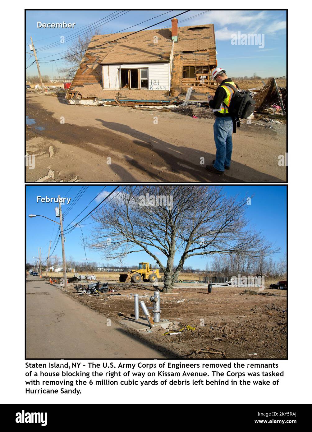 Storm damage management Cut Out Stock Images & Pictures - Alamy