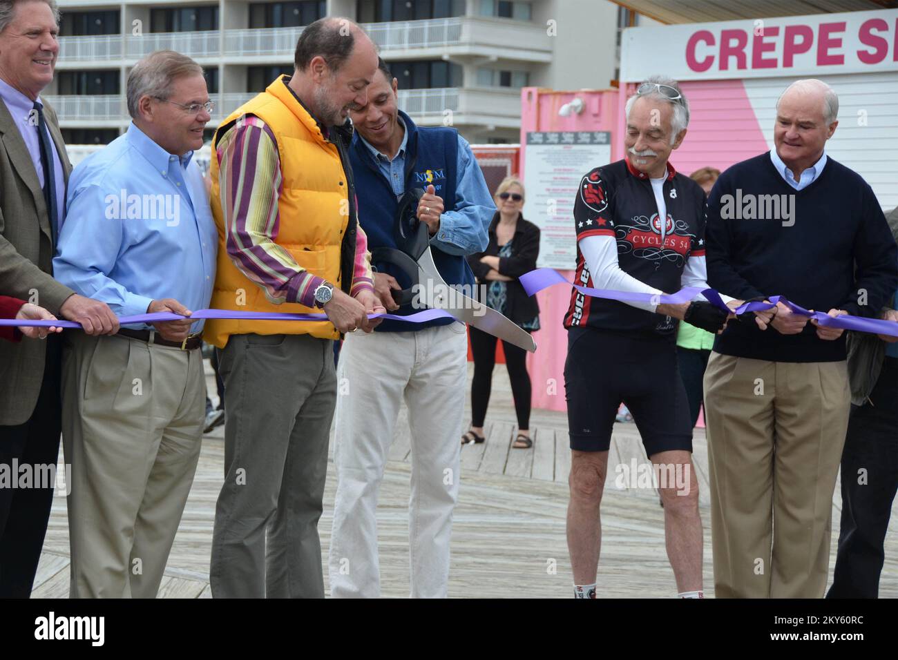 Ribbon Cutting Ceremony Celebrates Boardwalk Opening. New Jersey ...