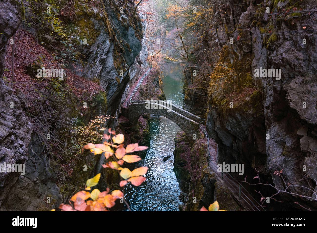 Gorges de l'Areuse, Noiraigue , Neuchatel, Switzerland, Europe ...