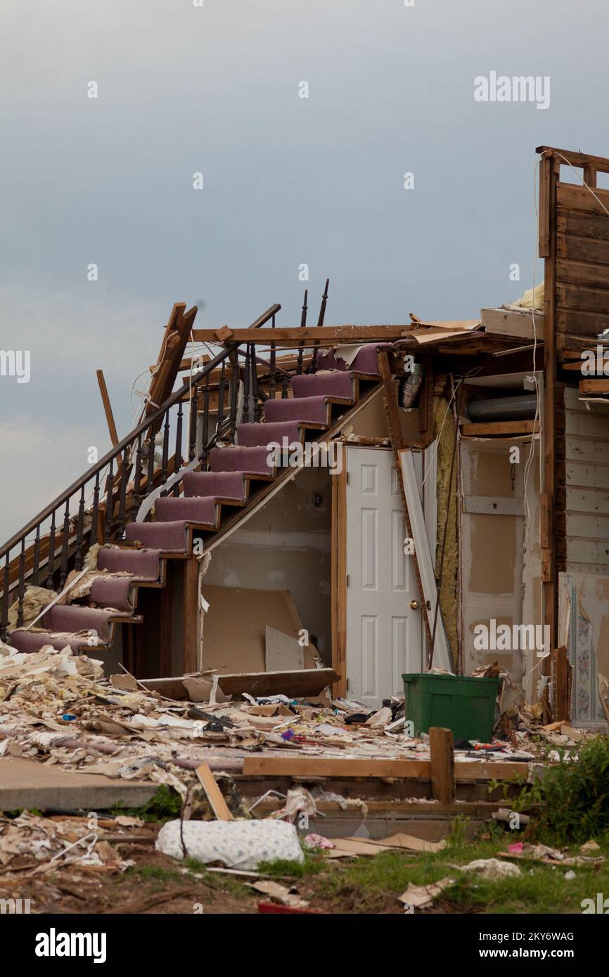 El Reno, Okla., June 14, 2013 A home in El Reno that was destroyed by a ...