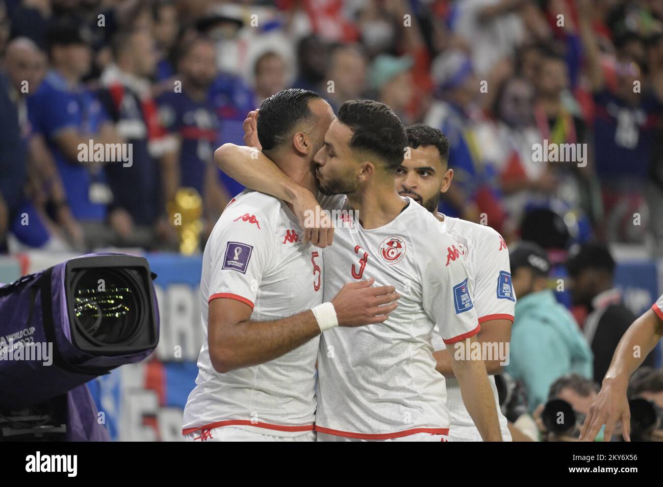 Doha-QatarNovember 30, 2022,Fifa World cup, match between Tunisia and France teams at Education ...