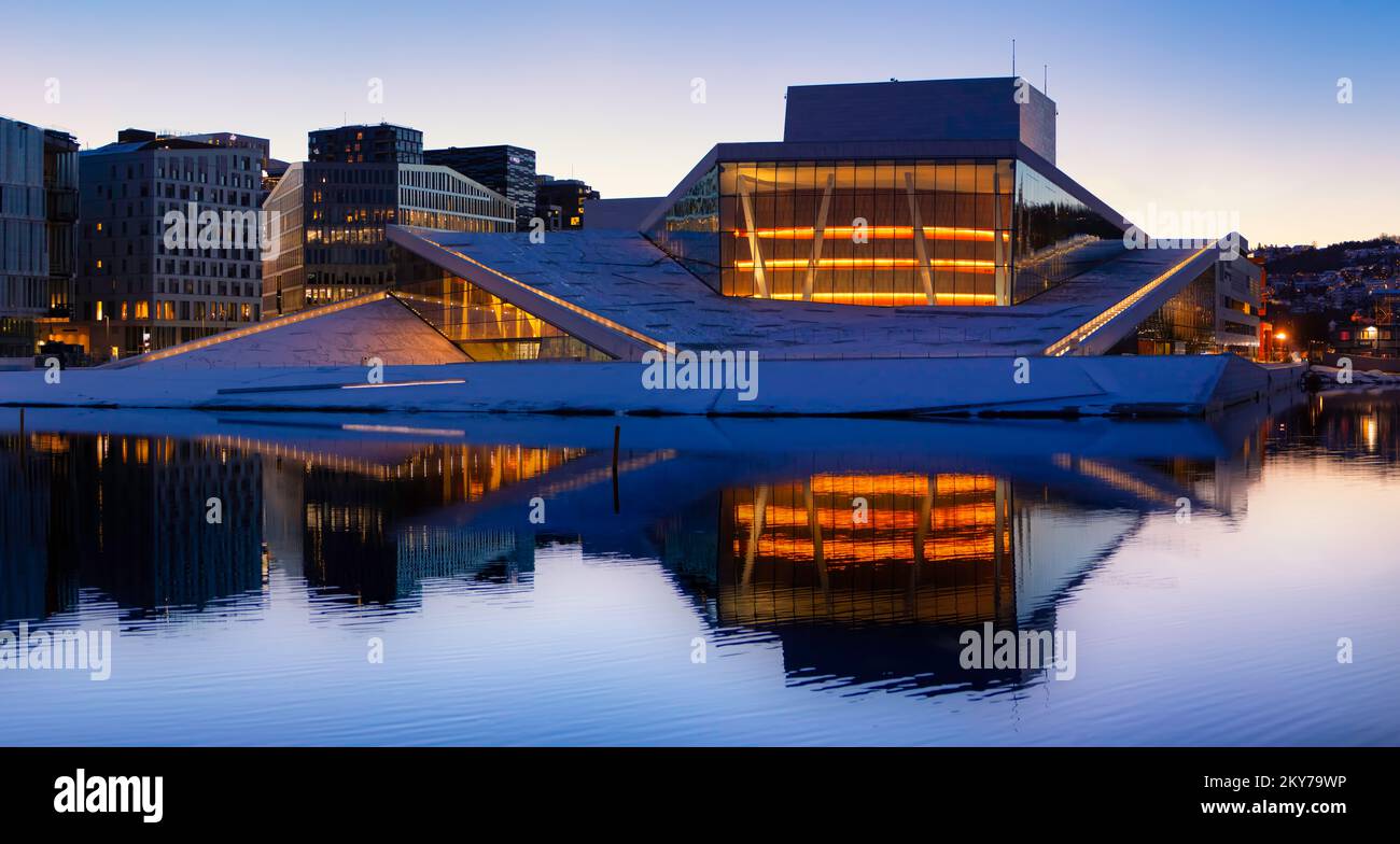 The Oslo Opera House is the home of The Norwegian National Opera and ...
