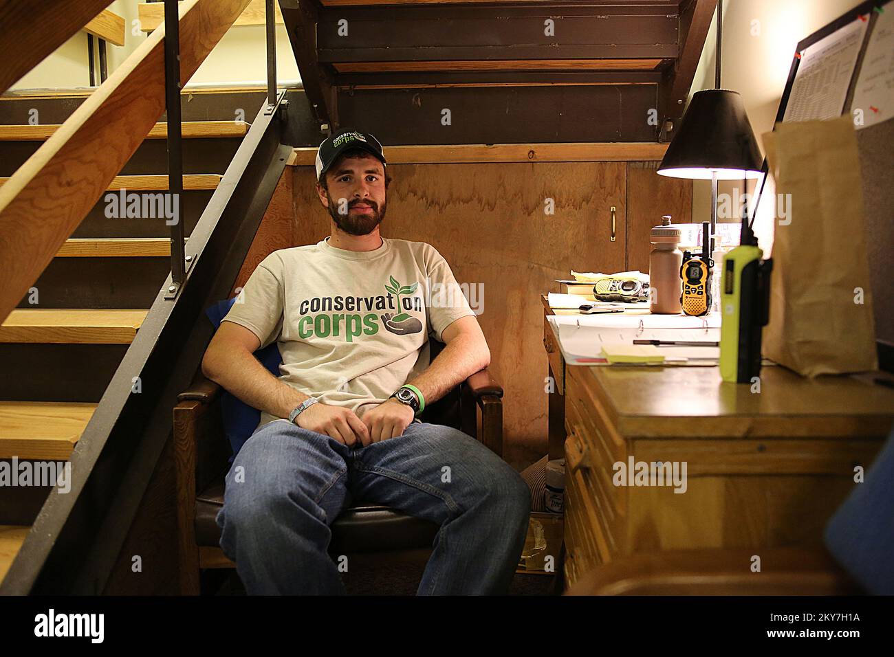 Galena, Alaska, Aug. 18, 2013 AmeriCorps Conservation Corps volunteer ...
