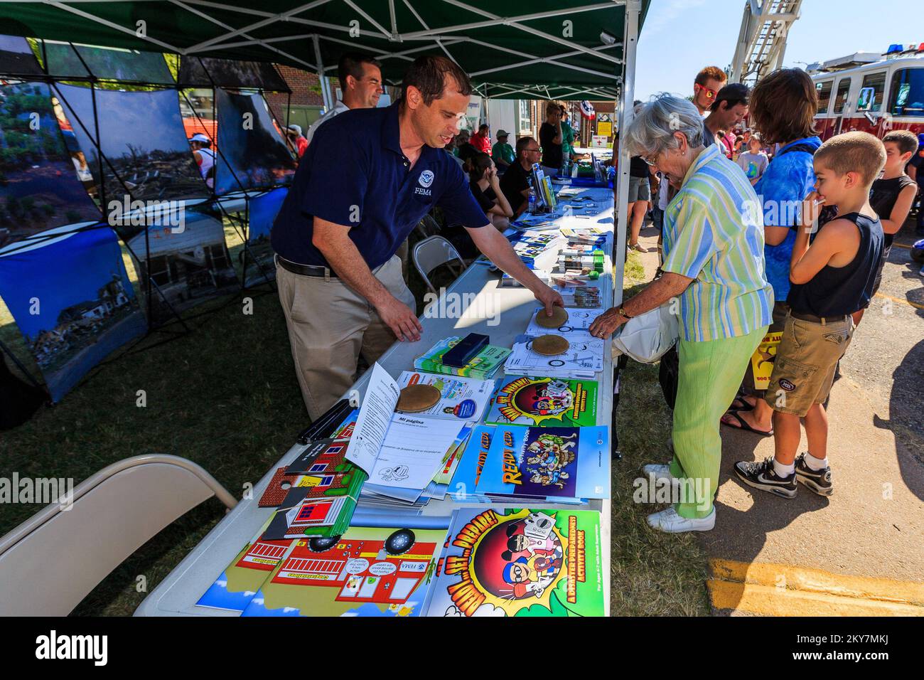 FEMA Booth at Kansas State Fair.. Photographs Relating to Disasters and ...