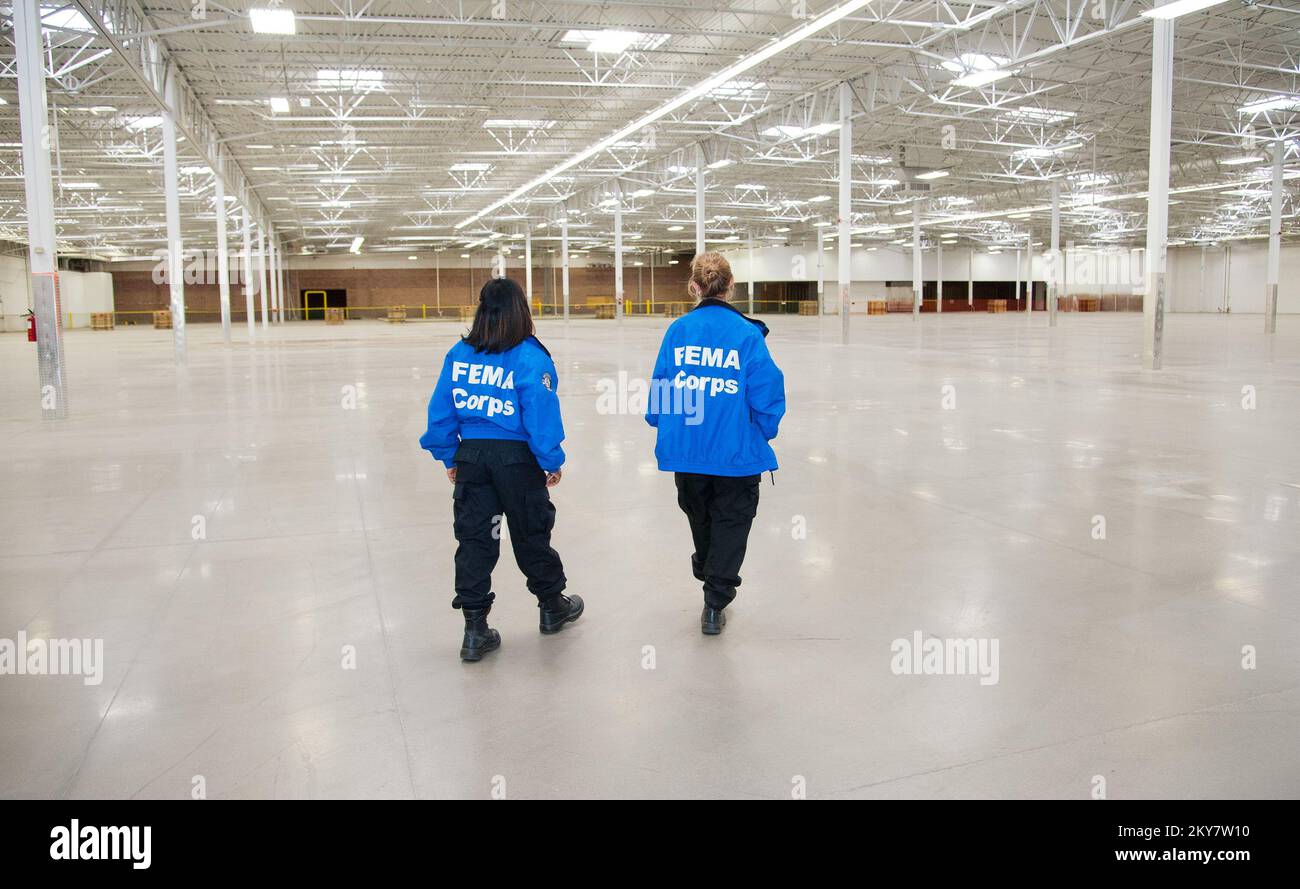 FEMA Corp and Americorp move into a new shelter. Colorado Severe Storms ...
