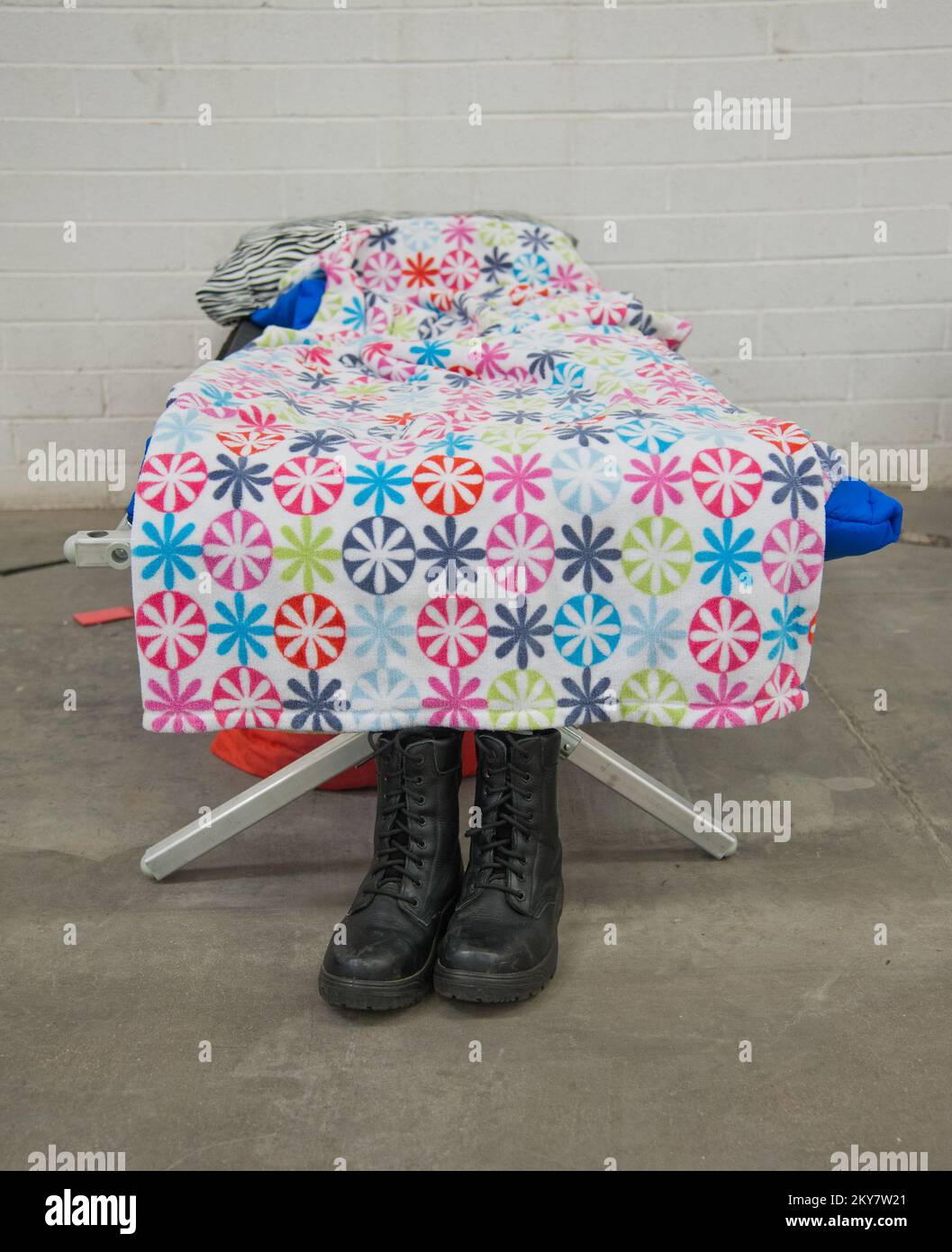 FEMA Corp and Americorp move into a new shelter. Colorado Severe Storms ...