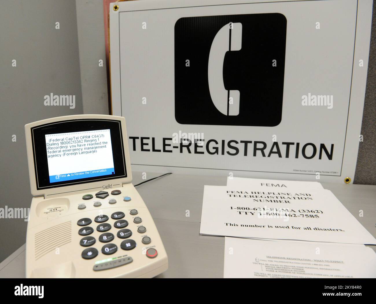 Captioned phone hi-res stock photography and images - Alamy