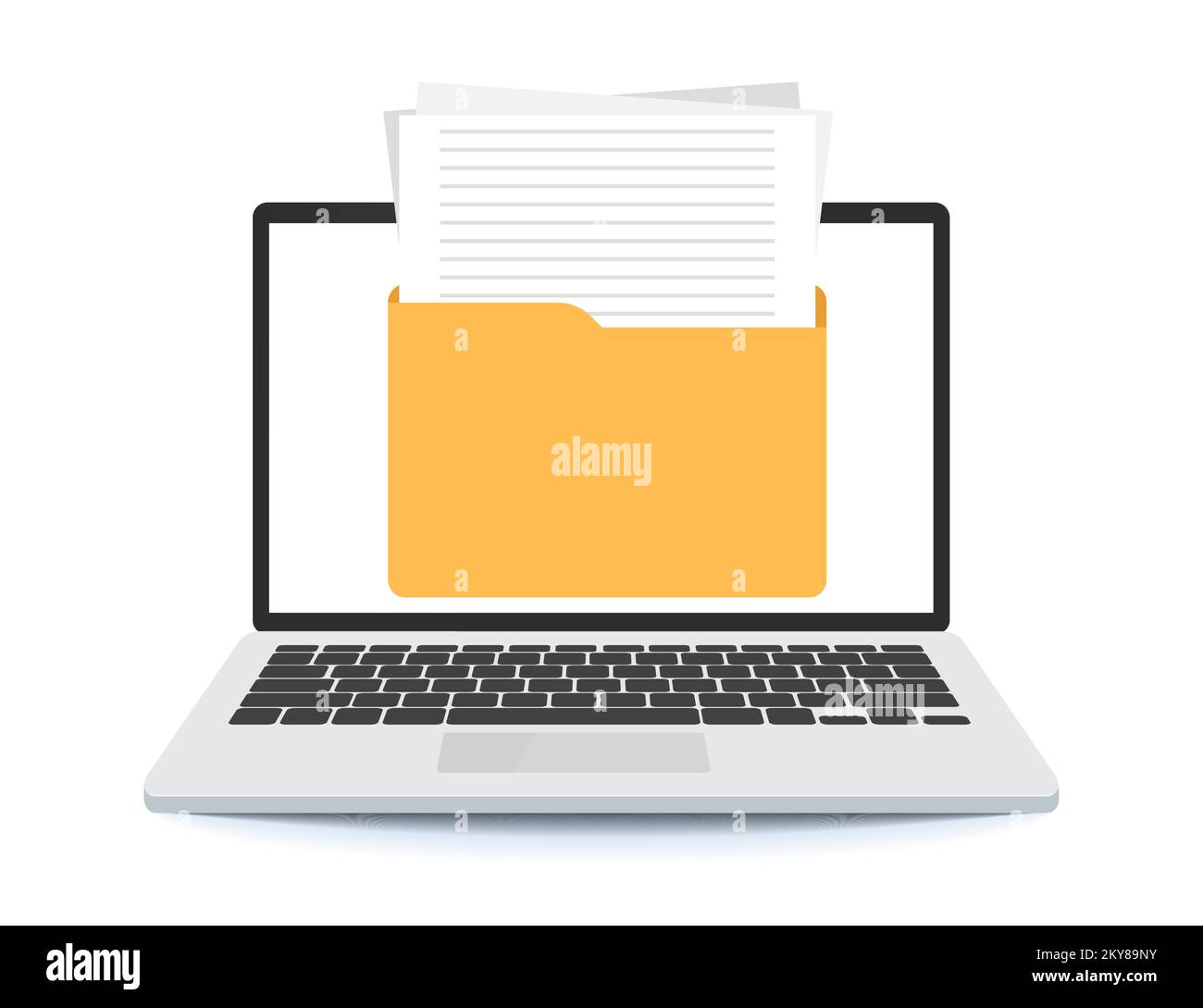 Cartoon folder icon hi-res stock photography and images - Alamy