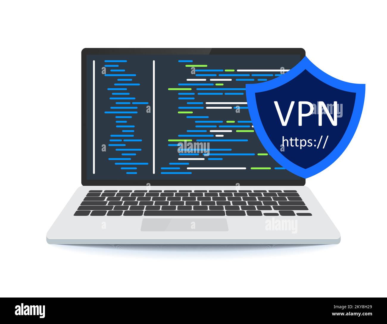 Vpn for laptop hi-res stock photography and images - Alamy