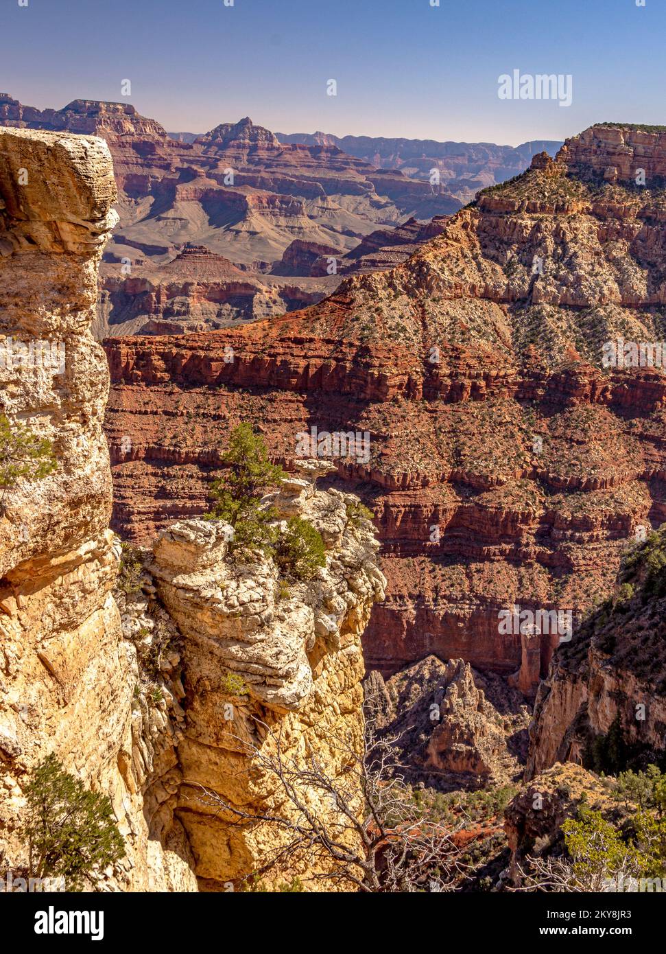 Grand Canyon Arizona South Rim near Mather Point Stock Photo - Alamy