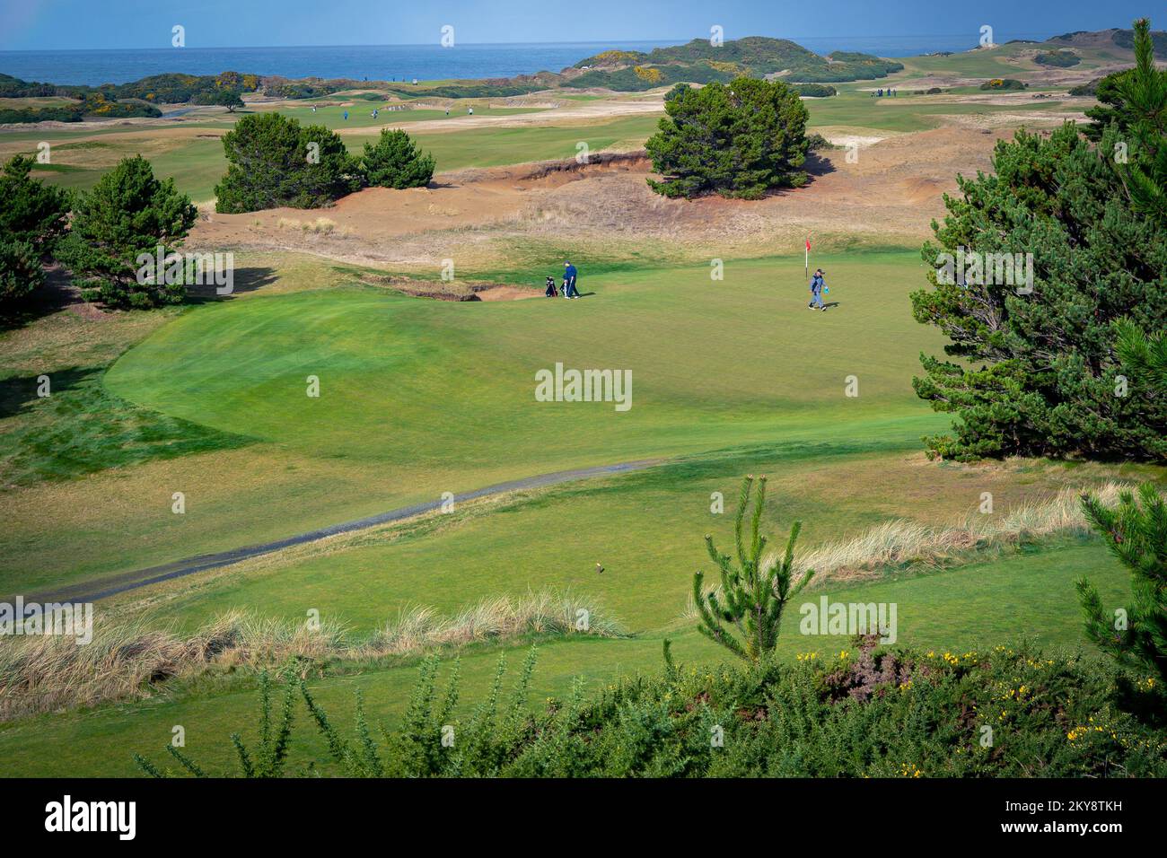 Bandon Dunes Golf Resort in Southern Oregon Stock Photo - Alamy