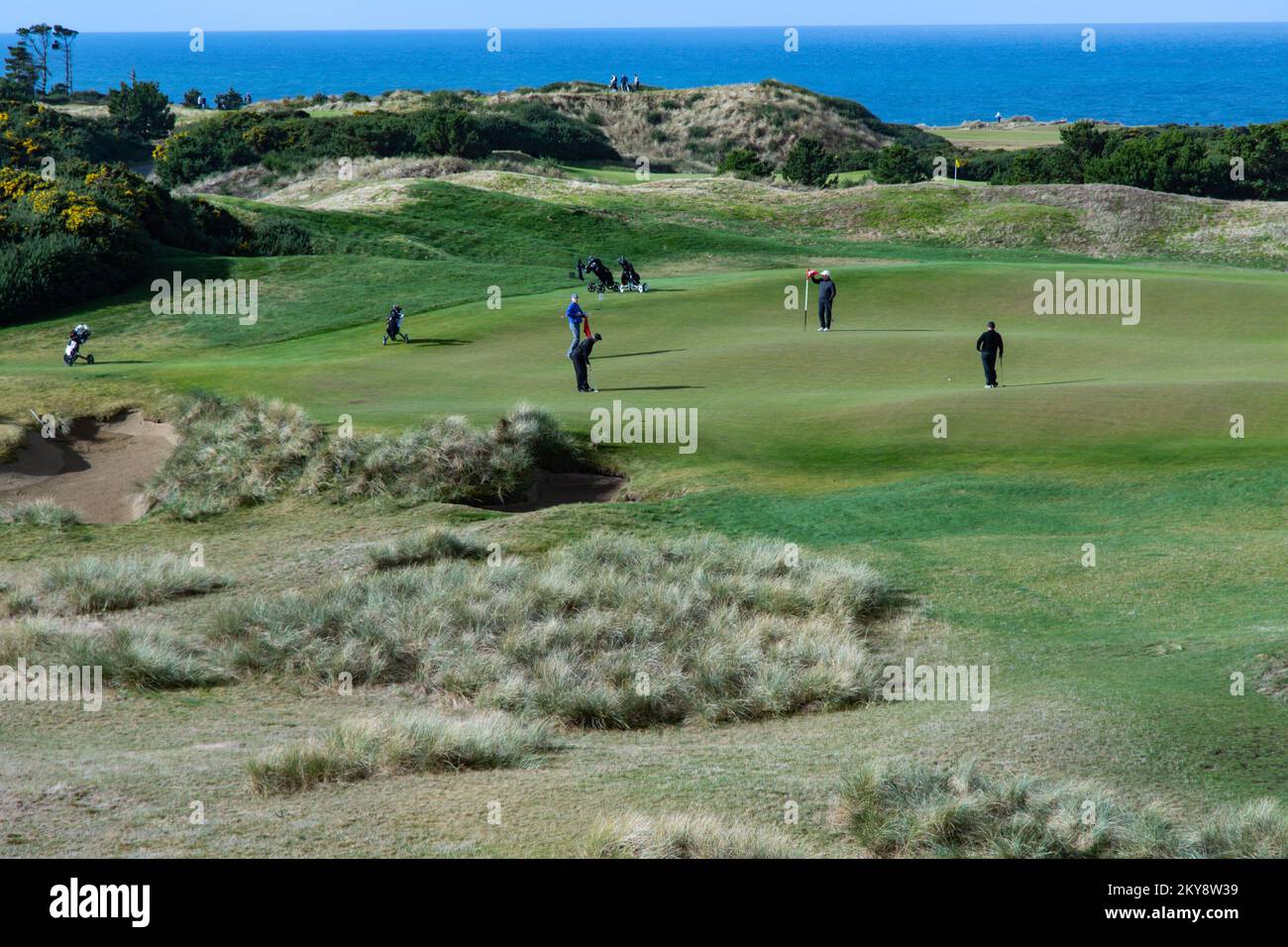 Bandon Dunes Golf Resort in Southern Oregon Stock Photo - Alamy