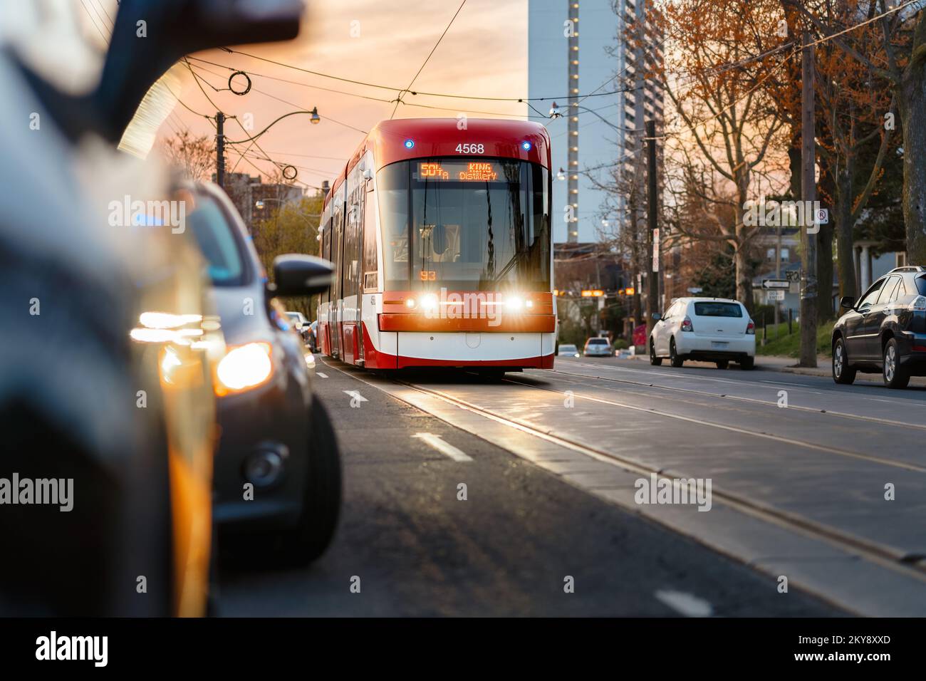 Streetcar track hi-res stock photography and images - Alamy
