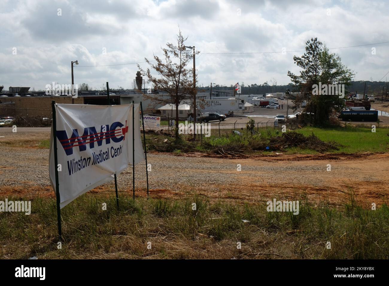 Winston Medical Center Sign. Mississippi Severe Storms, Tornadoes, and ...