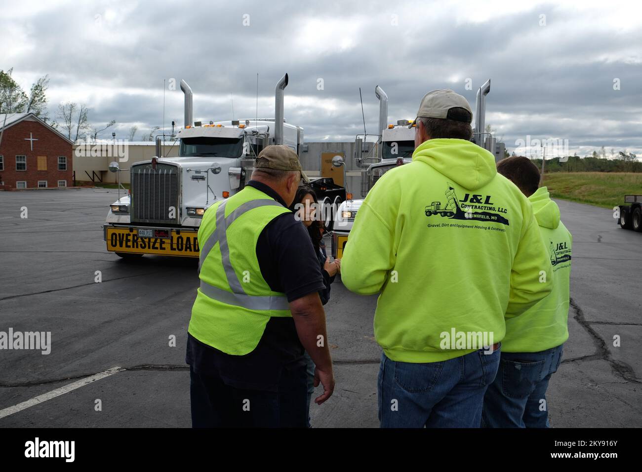 Storm Shelters at the staging area. Mississippi Severe Storms ...