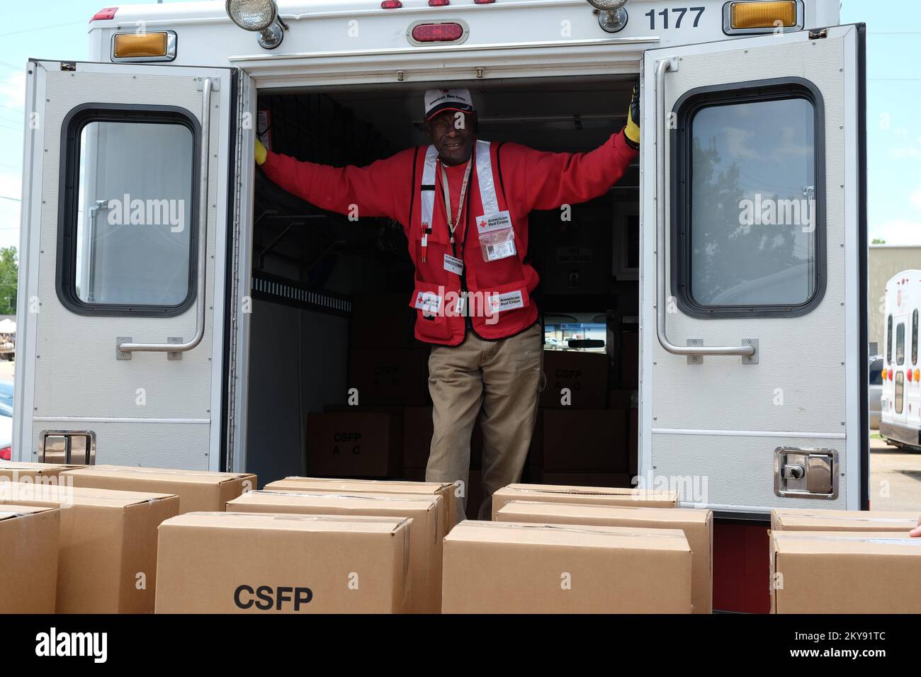 Red Cross food delivery. Mississippi Severe Storms, Tornadoes, and ...