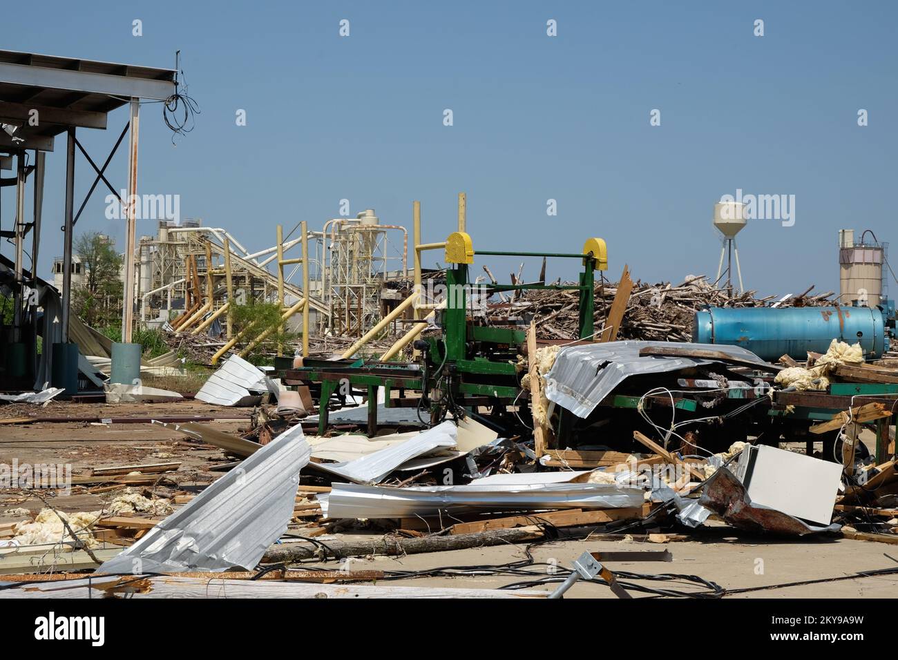 Destroyed Factory. Mississippi Severe Storms, Tornadoes, and Flooding ...