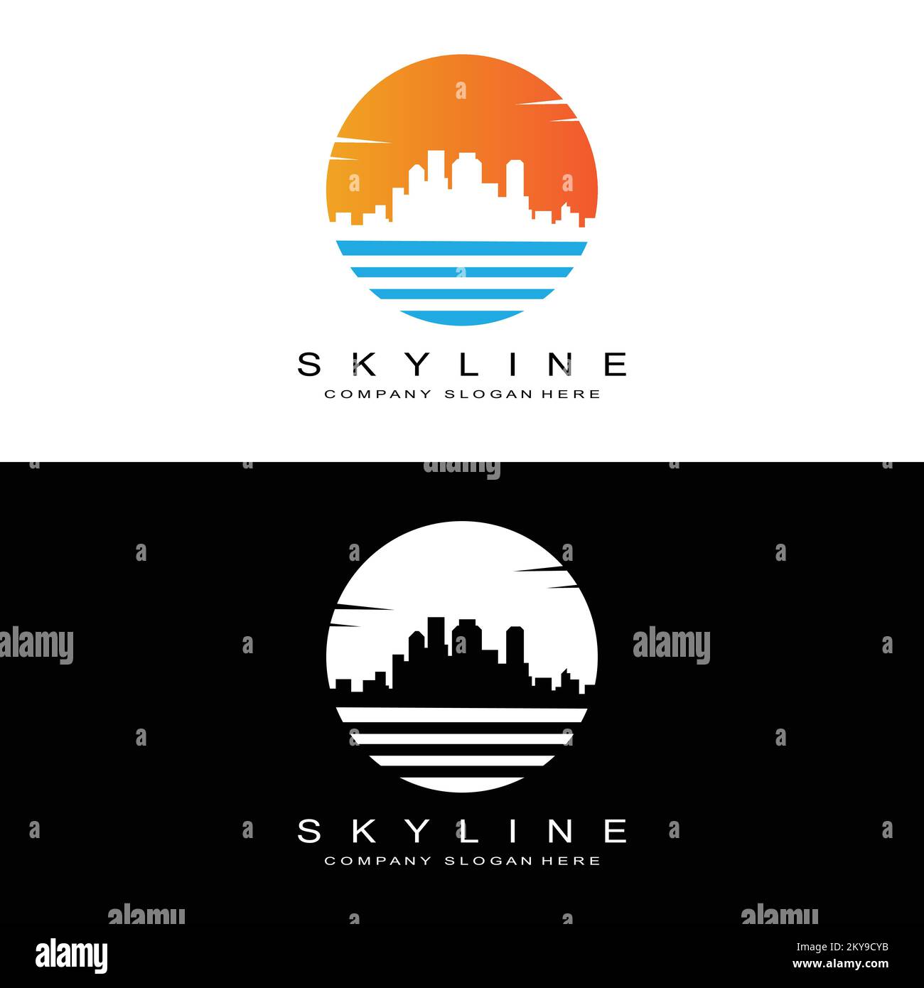 Tall buildings vector vectors hi-res stock photography and images - Alamy