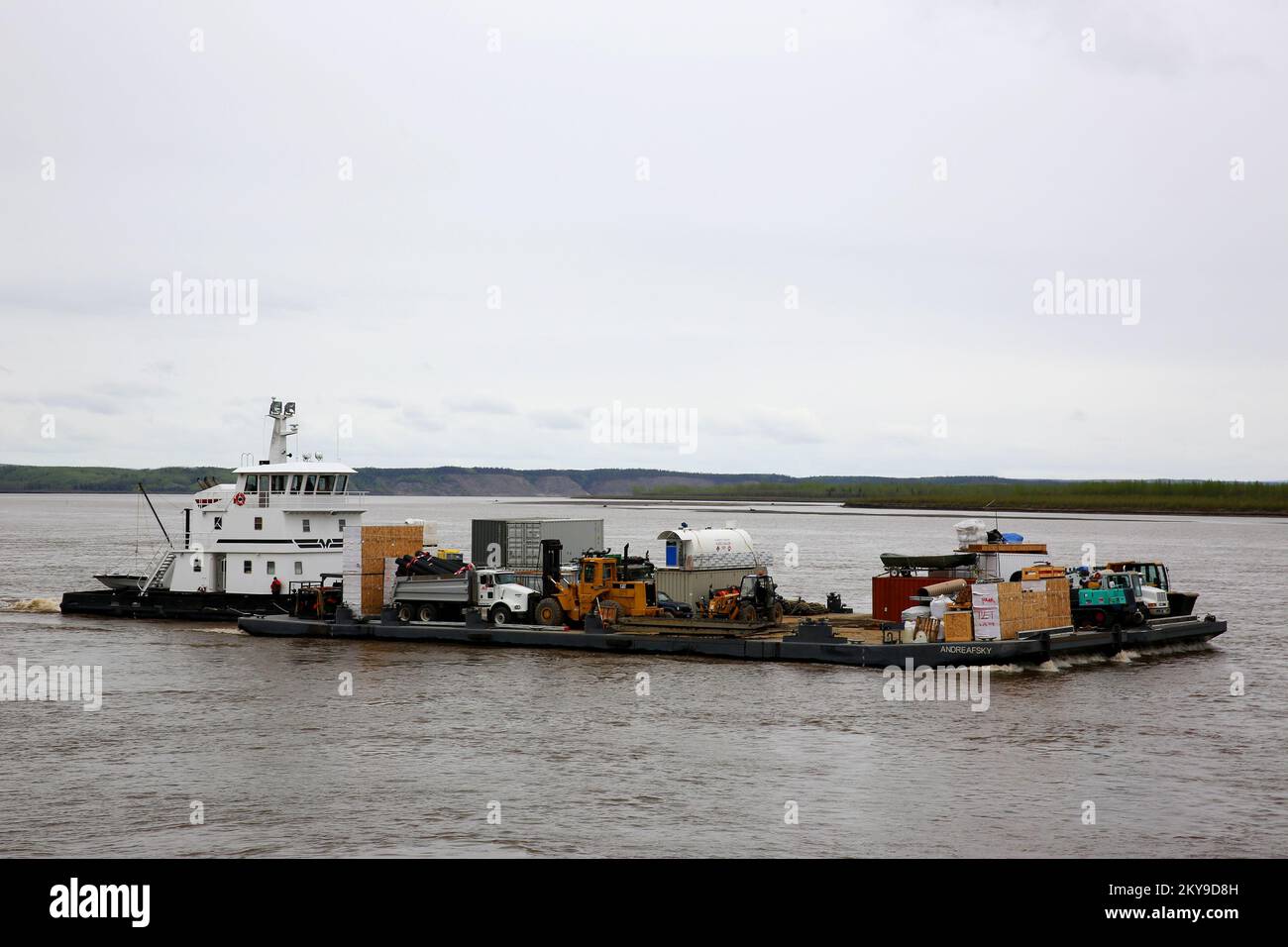 Galena, AK, May 29, 2014 FEMA logistics is underway shipping millions ...