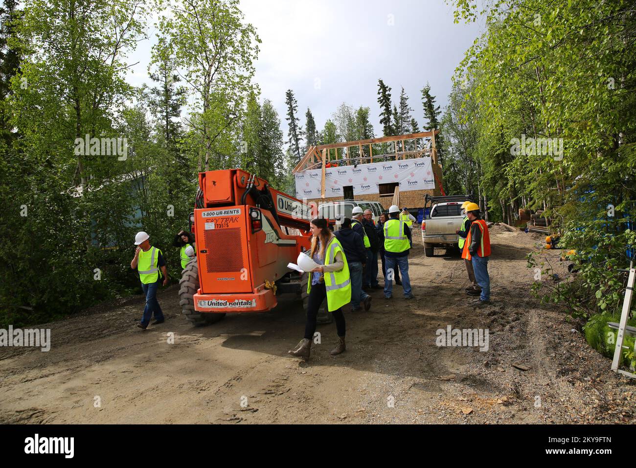 Galena, AK, June 12, 2014 Journalist Laurel Andrews of the Alaska ...