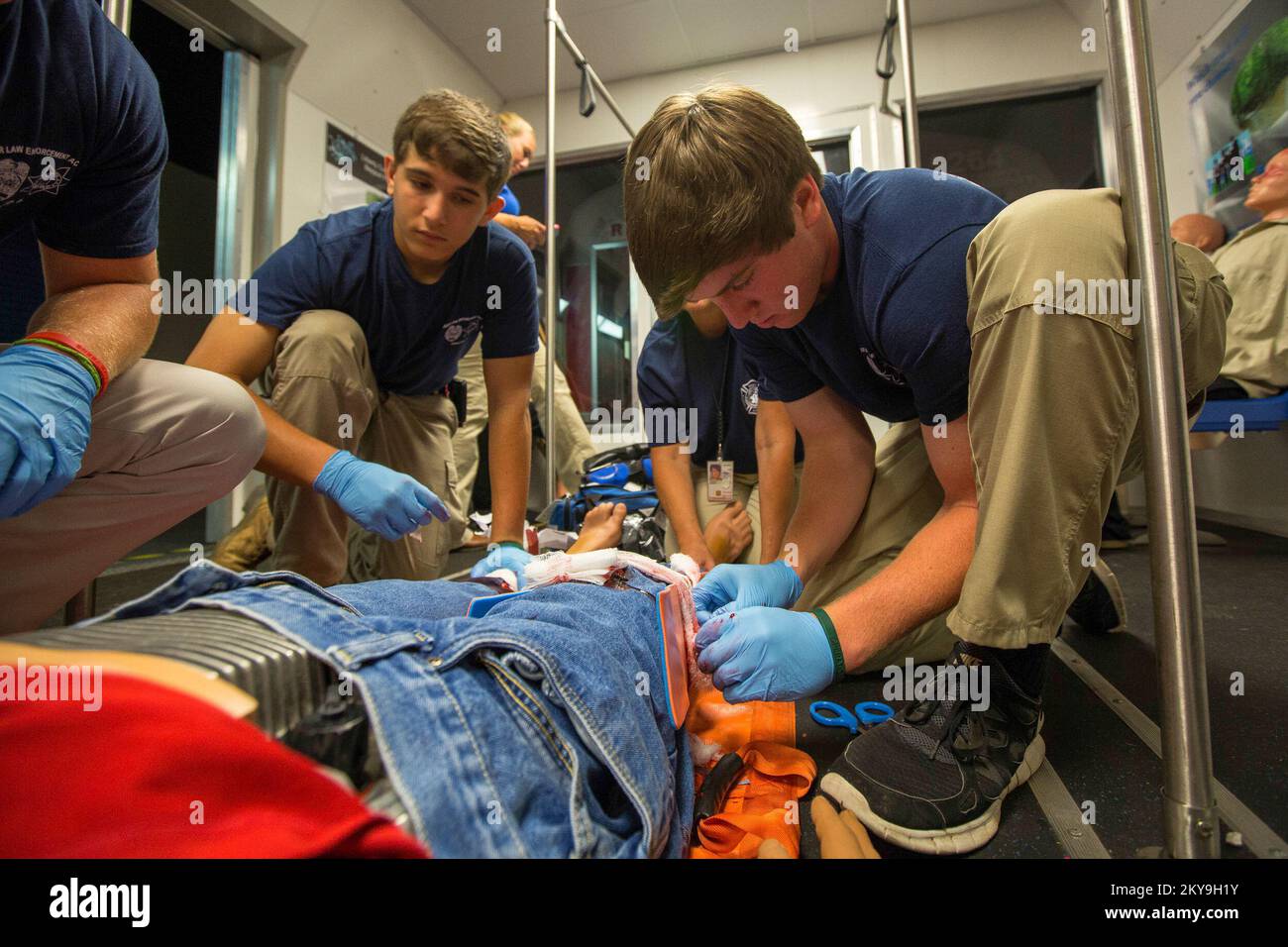 Anniston, Ala., June 25, 2014 Students participating in the 2014 Junior ...