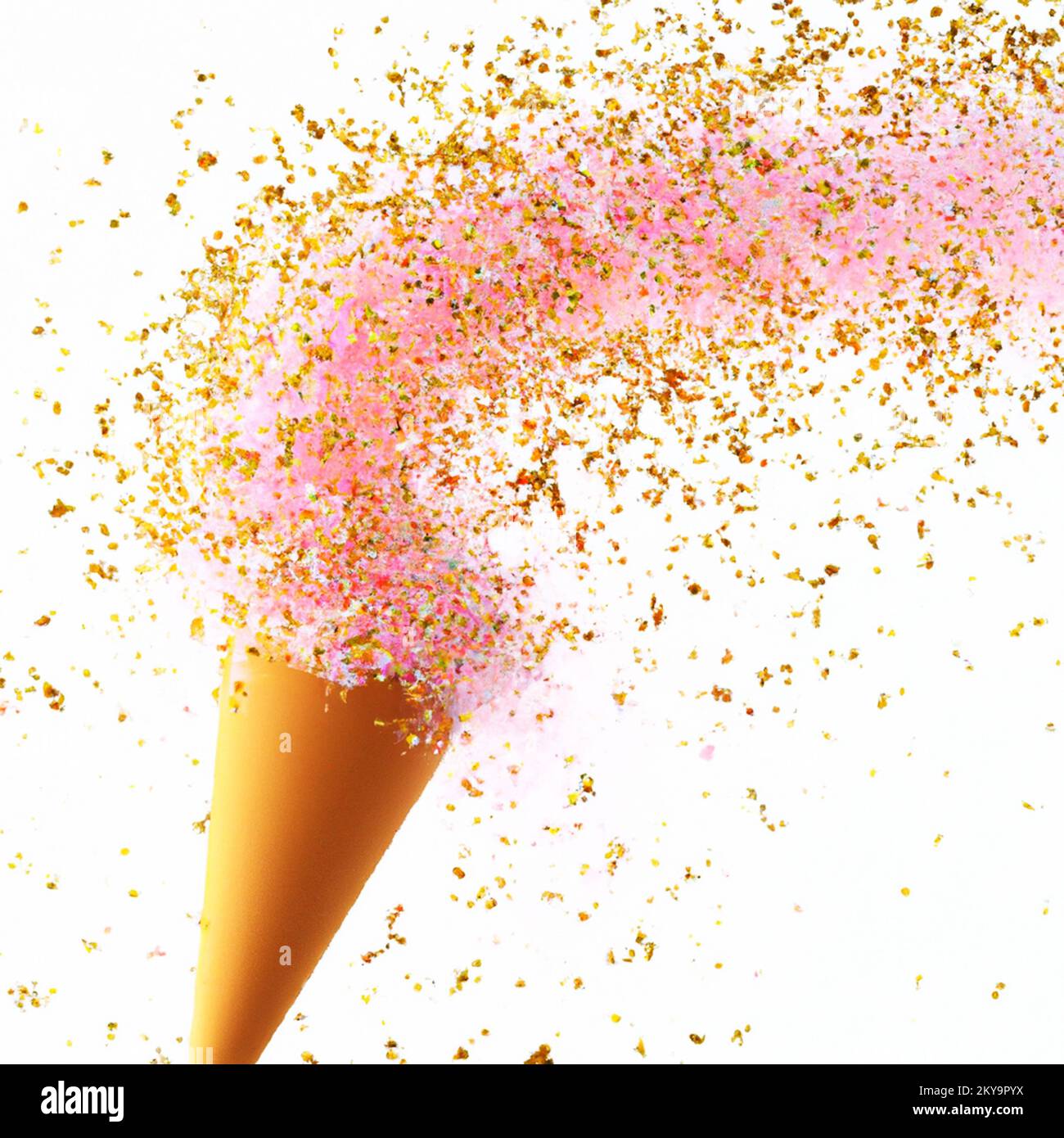 Powder explosion illustration with texture and color Stock Photo - Alamy