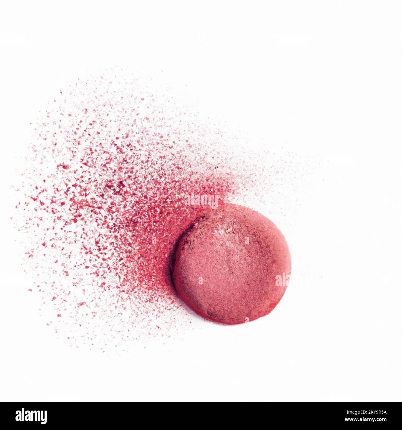 Powder explosion illustration with texture and color Stock Photo - Alamy