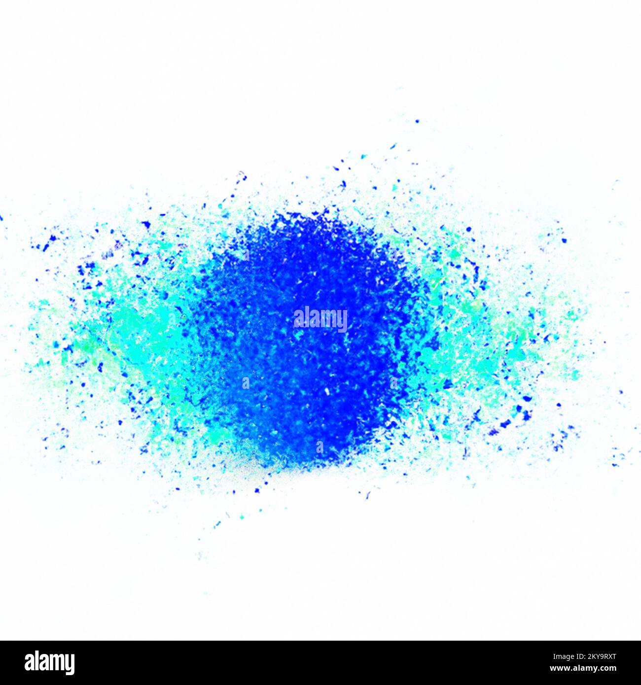 Aqua cloudy watercolor texture Cut Out Stock Images & Pictures - Alamy