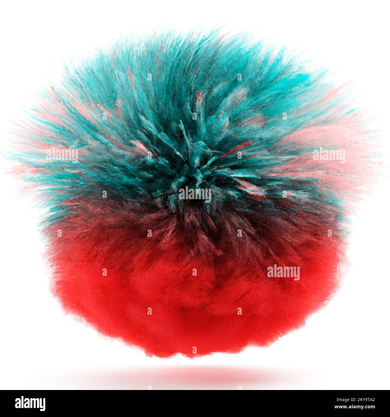 Powder explosion illustration with texture and color Stock Photo - Alamy