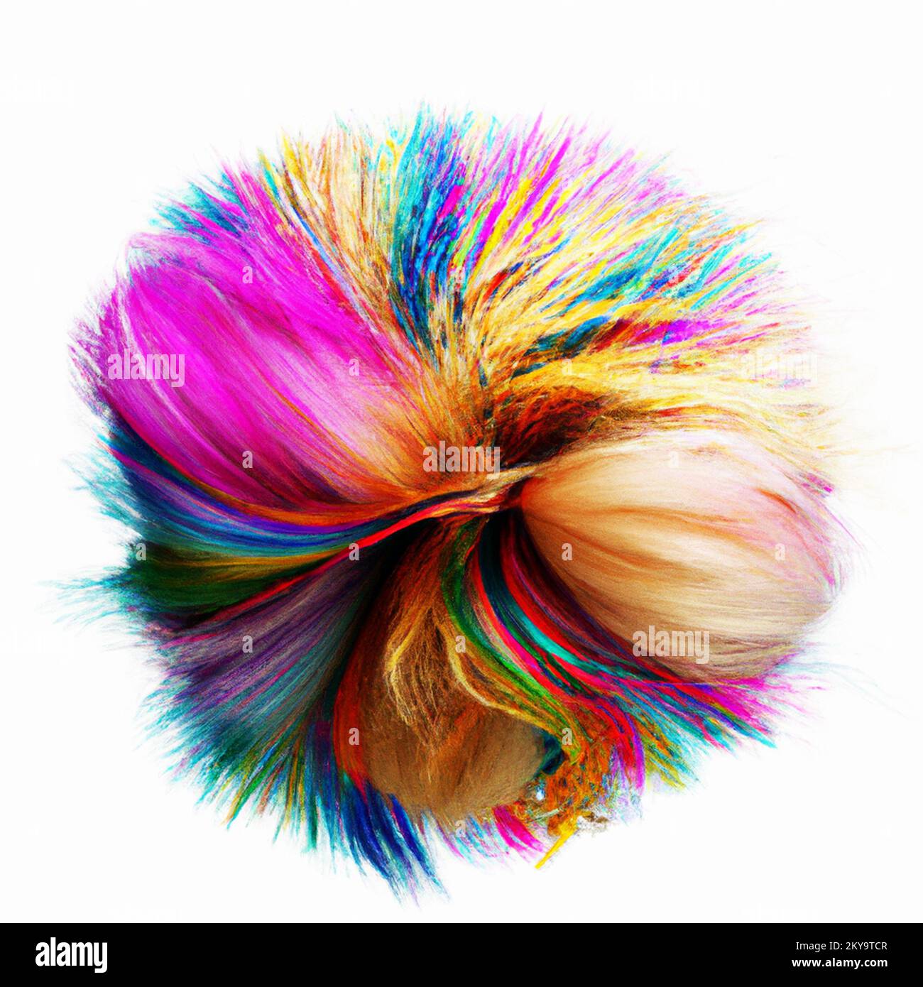 Powder explosion illustration with texture and color Stock Photo - Alamy