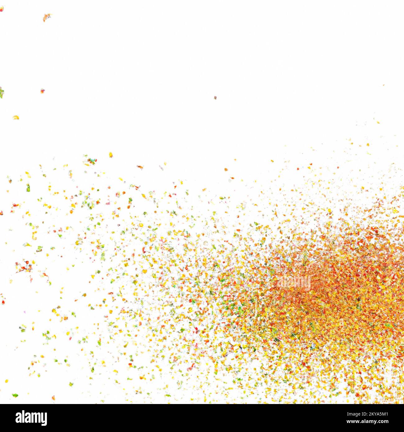 Powder explosion illustration with texture and color Stock Photo - Alamy